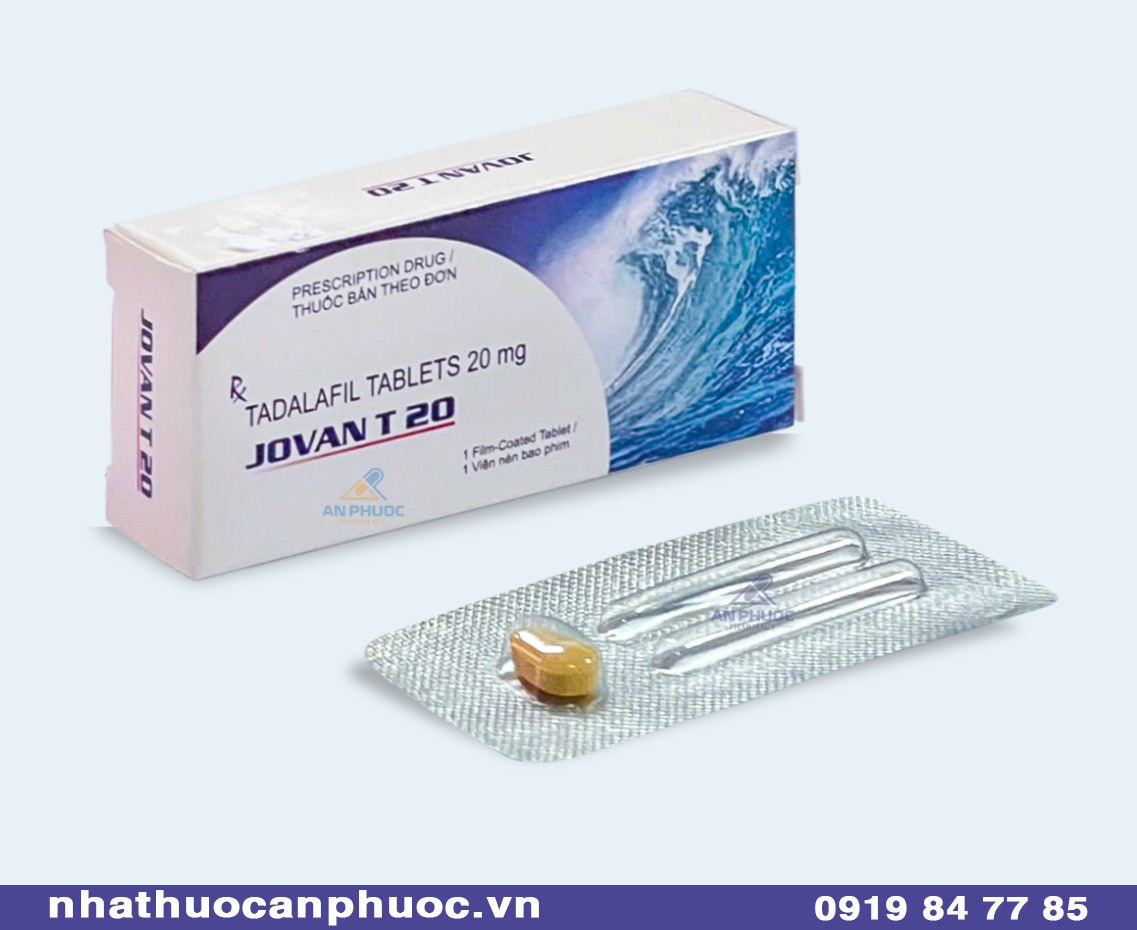 Thuốc Trị Rối Loạn Cương Dương Jovan T20® | Tadalafil
