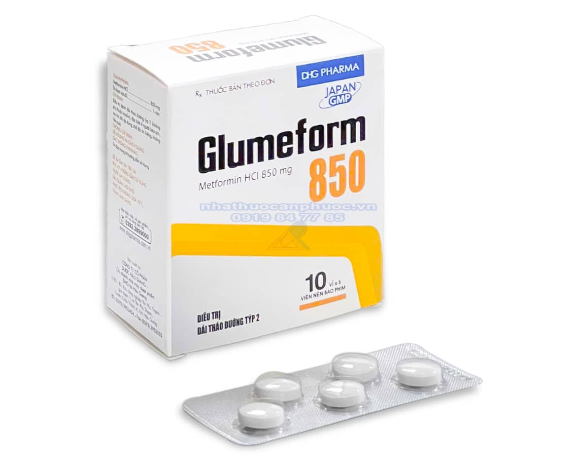 Thuốc Glumeform® 850mg | Hộp 50 vbf