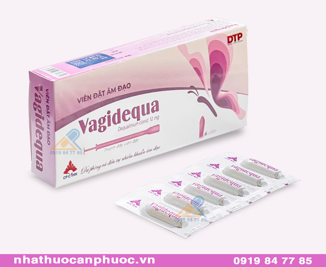 Thuốc Viên Đặt Vagidequa® | Hộp 6 viên